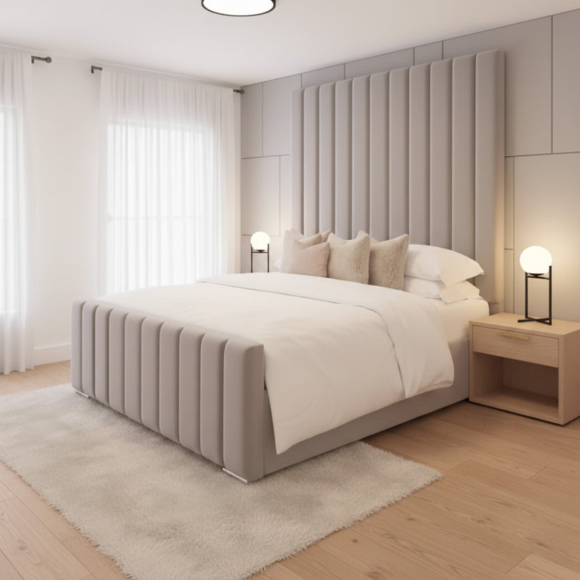 Cotswold Upholstered Divan Bed with Storage Drawers UK