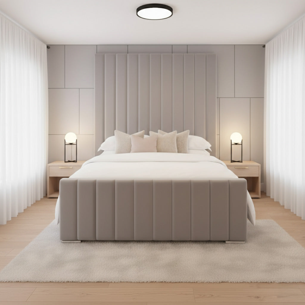 Cotswold Upholstered Divan Bed with Storage Drawers UK
